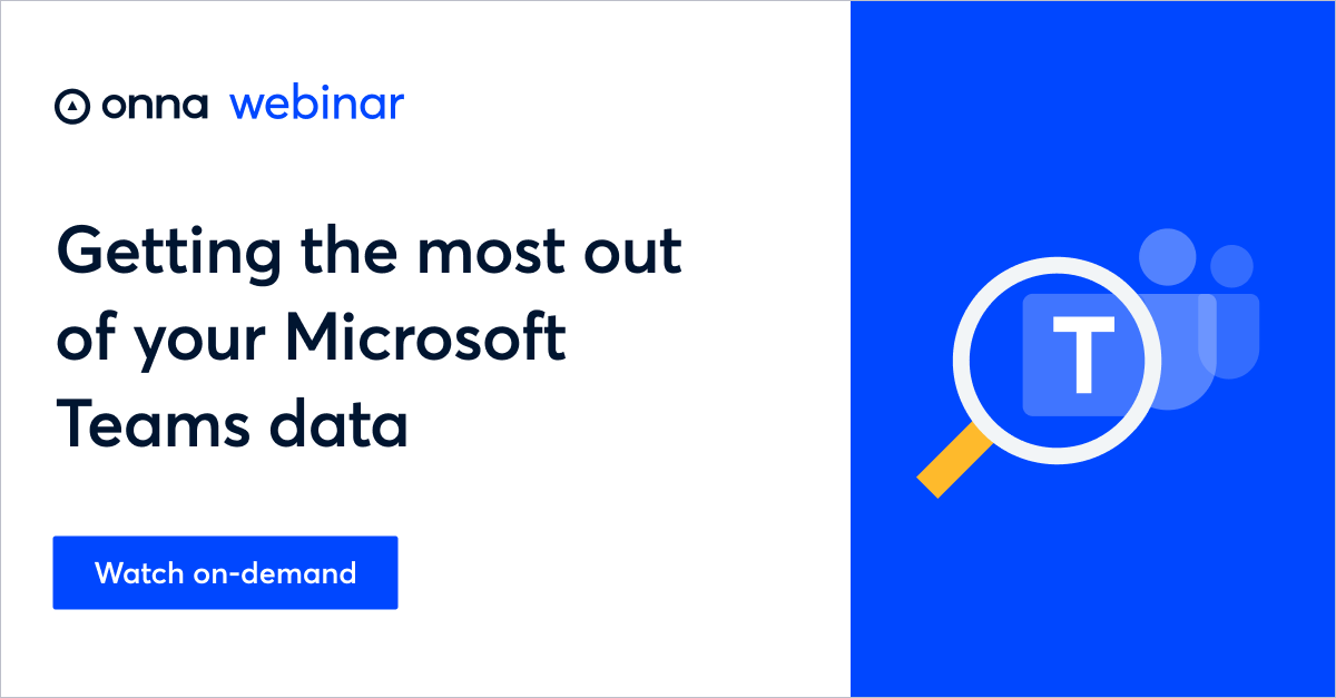 Webinar: eDiscovery Today & Onna: Getting the most out of your ...